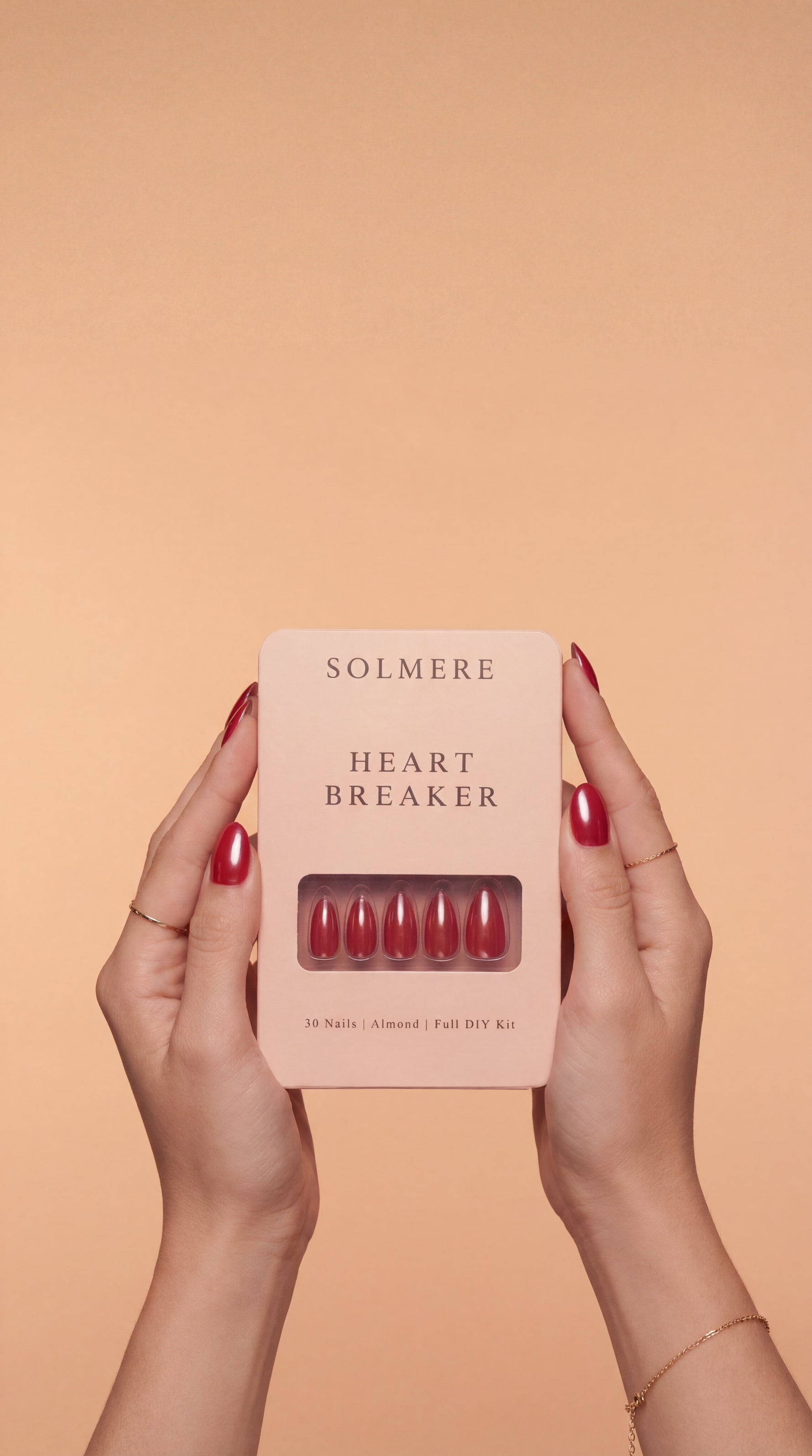 Solmere | Salon-Finish Press-On Nails (10-Minute Set)