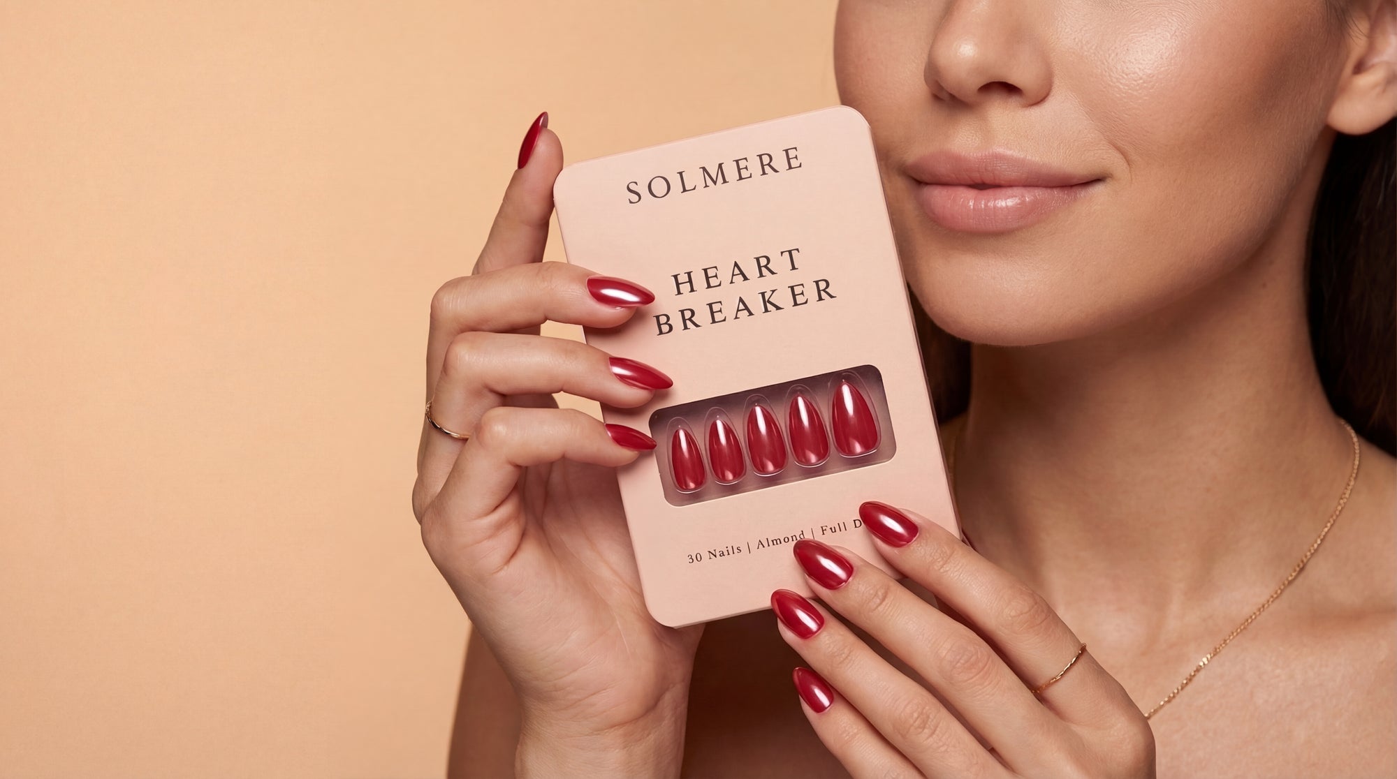 Solmere | Salon-Finish Press-On Nails (10-Minute Set)